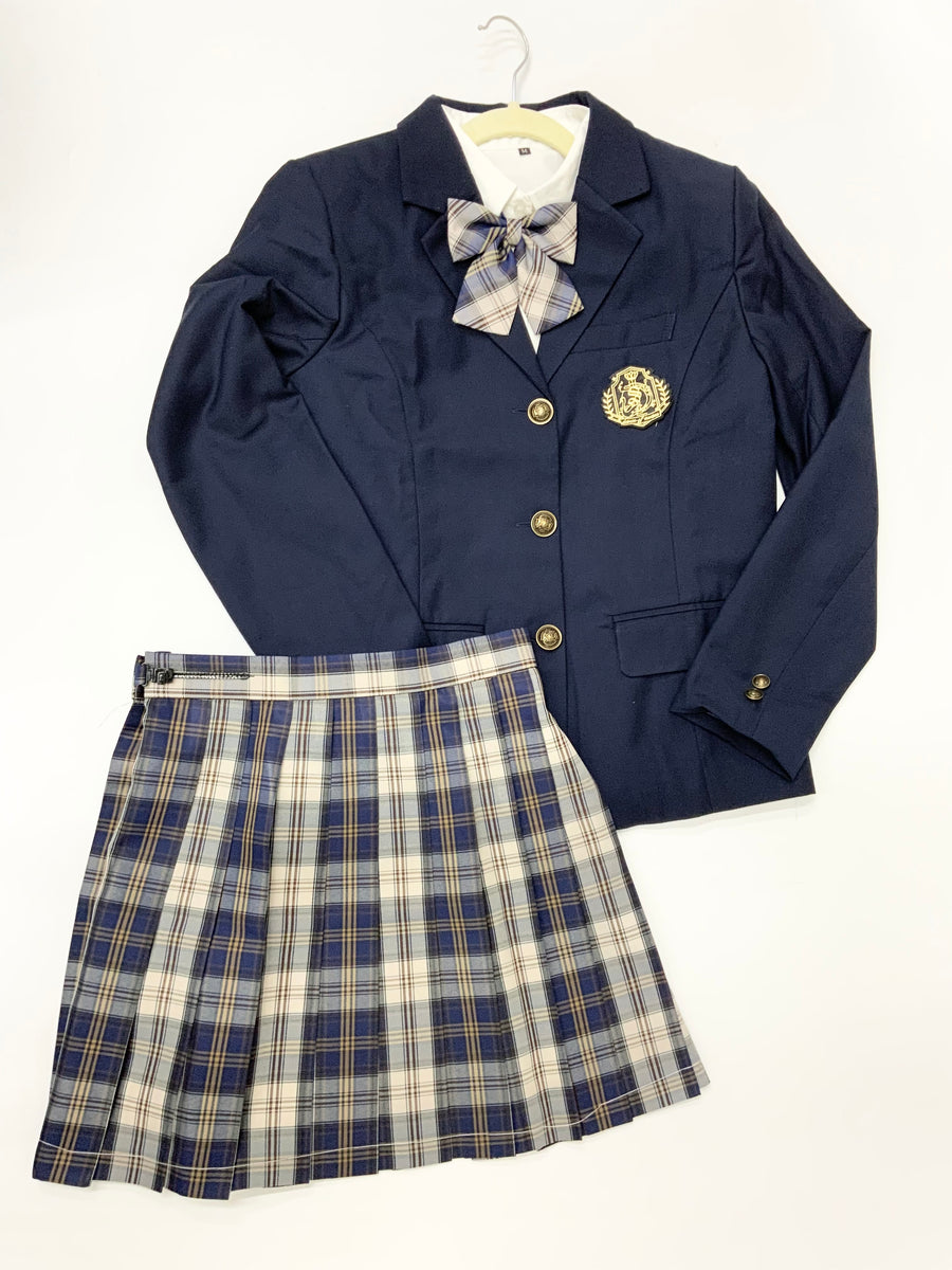 【新品】オリジナル衣装 学生服セット ブルーチェック【訳アリ】 – COSTOP-こすとっぷ-